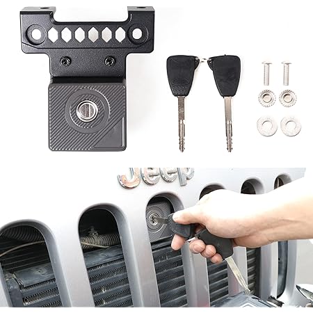 Amazon.com: Bolt 7026128 Jeep Wrangler JK Hood Lock : Automotive