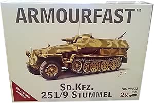 German Sd.Kfz. 251/9 Stummel (2 Vehicles) - 1:72 Plastic Kit by ...