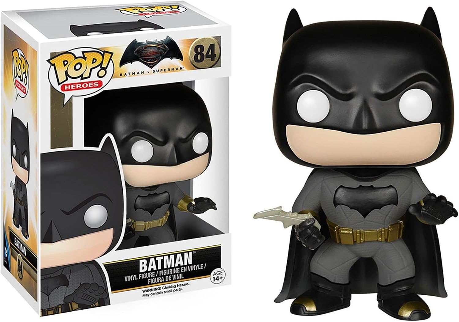 Funko - 6025 - Pop! Vinyle - Figurine - DC - Bvs - Batman : Amazon.fr ...