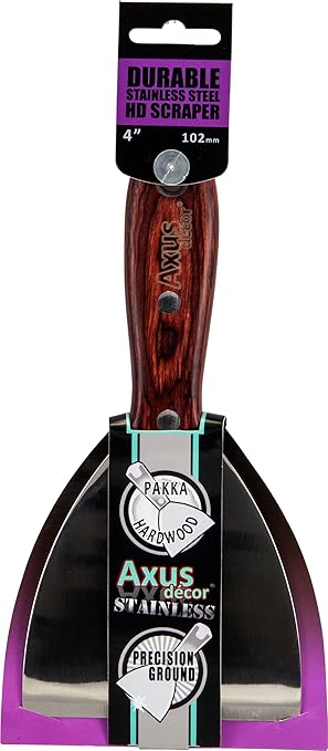 Axus Decor Wallpaper Scraper - 4 Inch/ 100mm, Paint Scraper for ...