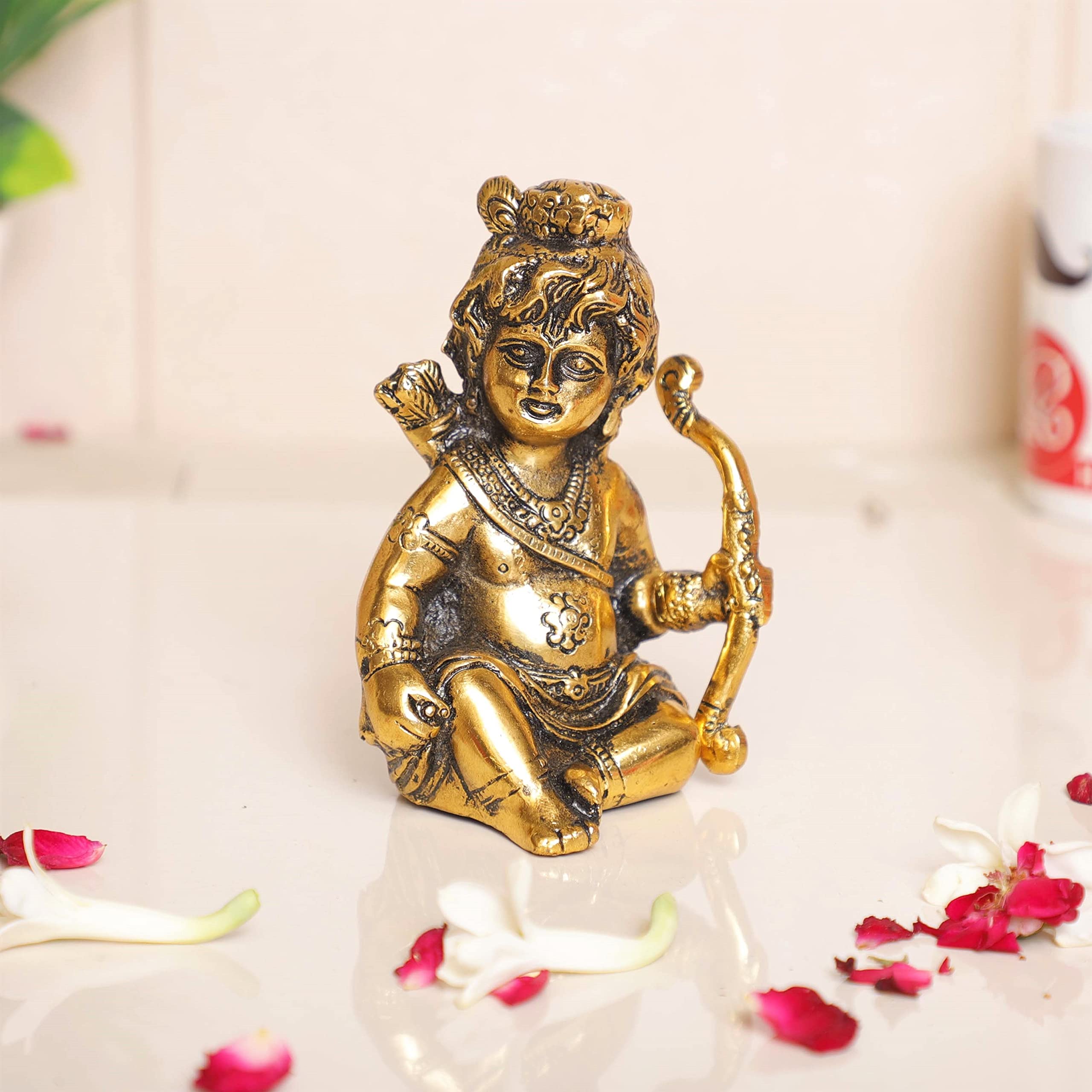 Buy KridayKraft Metal Lord Shri Ram Statue for Pooja Room Mandir Temple ...