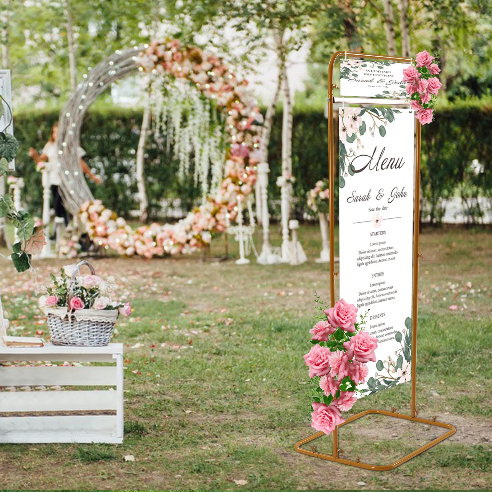 Wedding sign holder 60 photos - Vianawedding.com