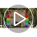 Amazon.com: 2 Sets Rainbow Balloon Column Stand Kit with 100 Graduation ...