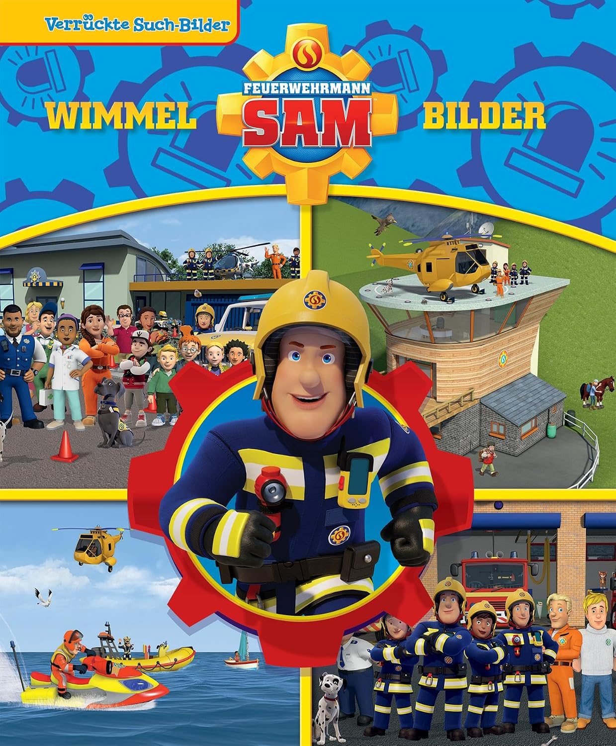 Feuerwehrmann Sam - Verrückte Such-Bilder - Wimmelbuch - Pappbilderbuch ...