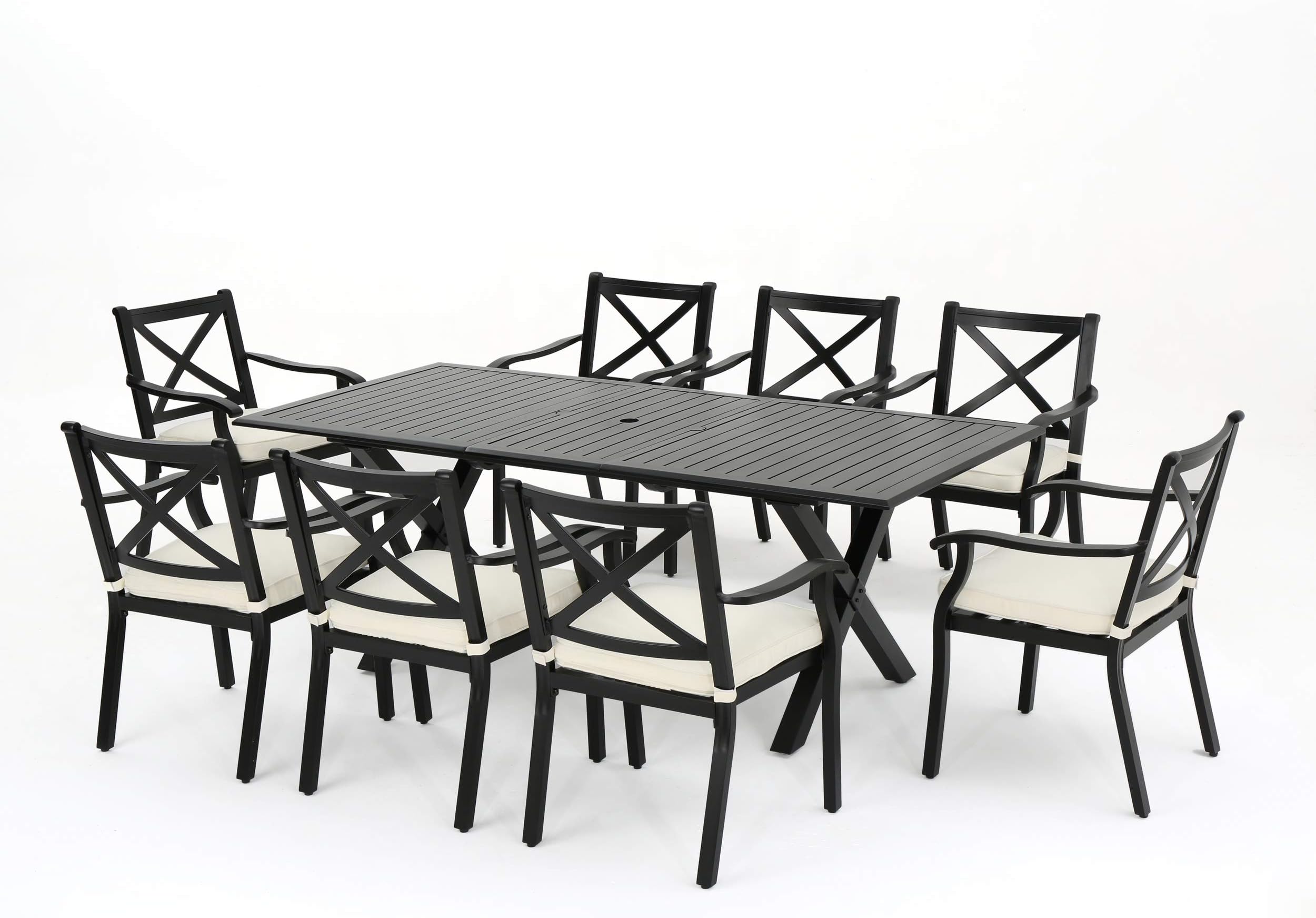 Amazon.com: Christopher Knight Home Exuma Outdoor Cast Aluminum Dining ...