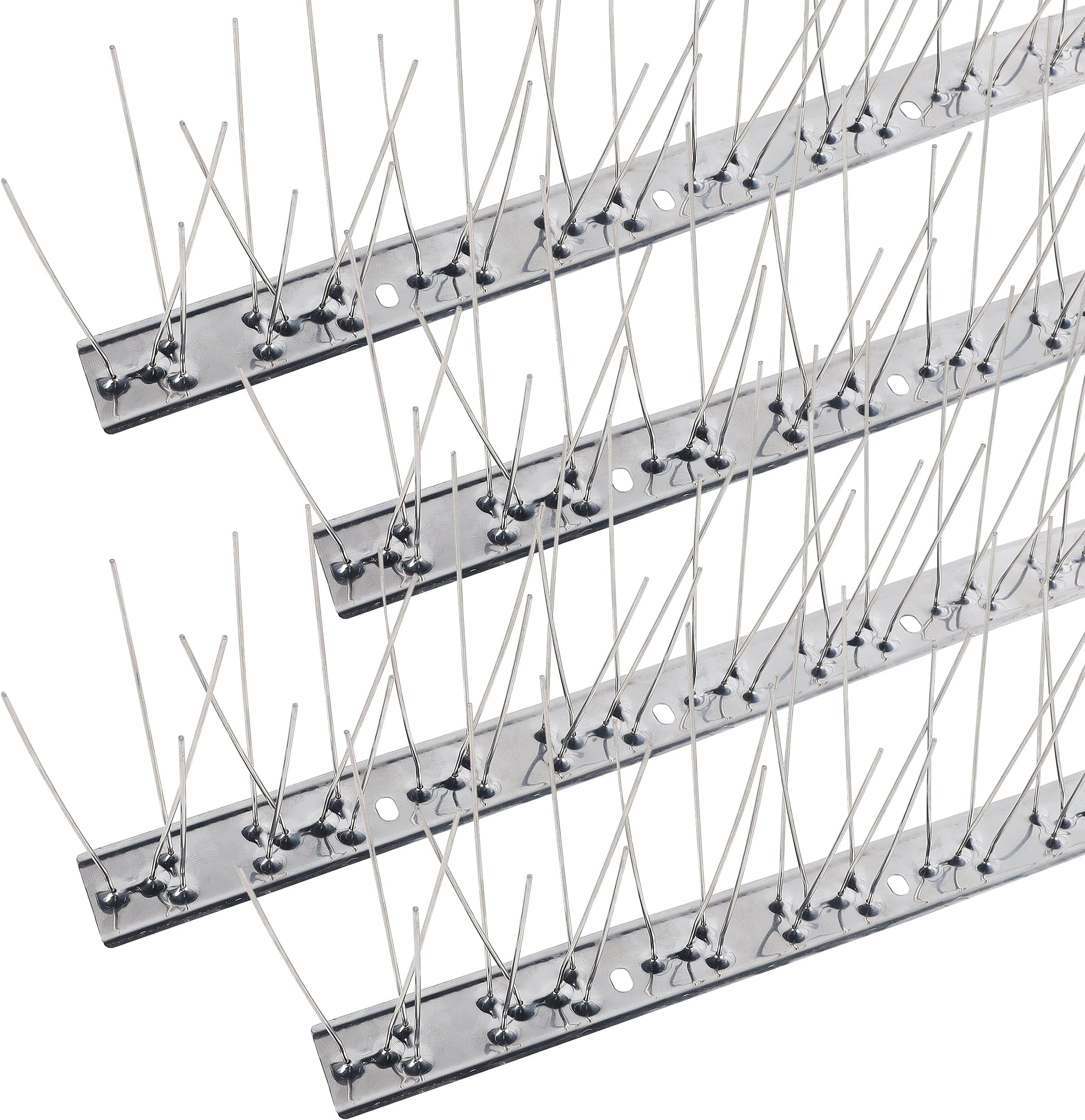 Amazon.com: Jinkoozz 40 Inches Bird Spikes, Stainless Steel Fence ...