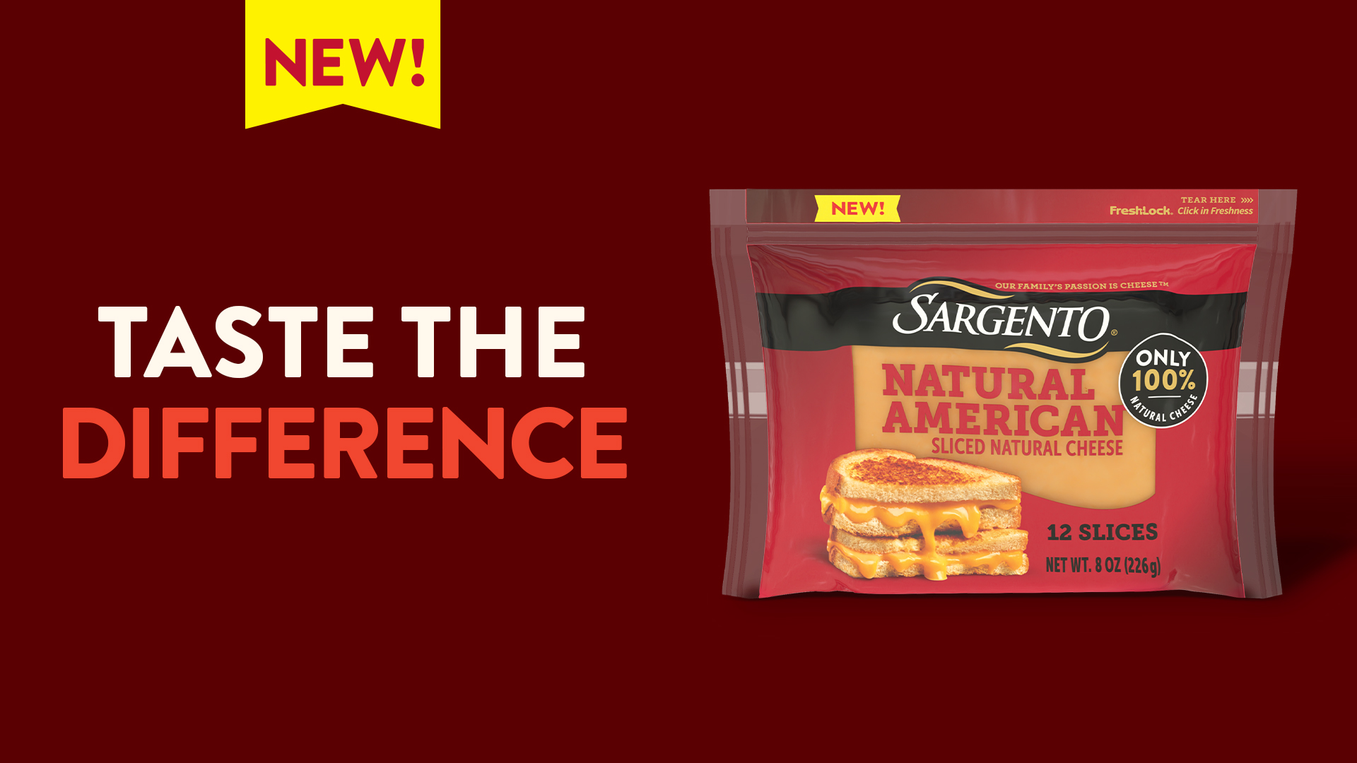 Watch Sargento Natural American Sliced Cheese, 12 Slices on Amazon Live