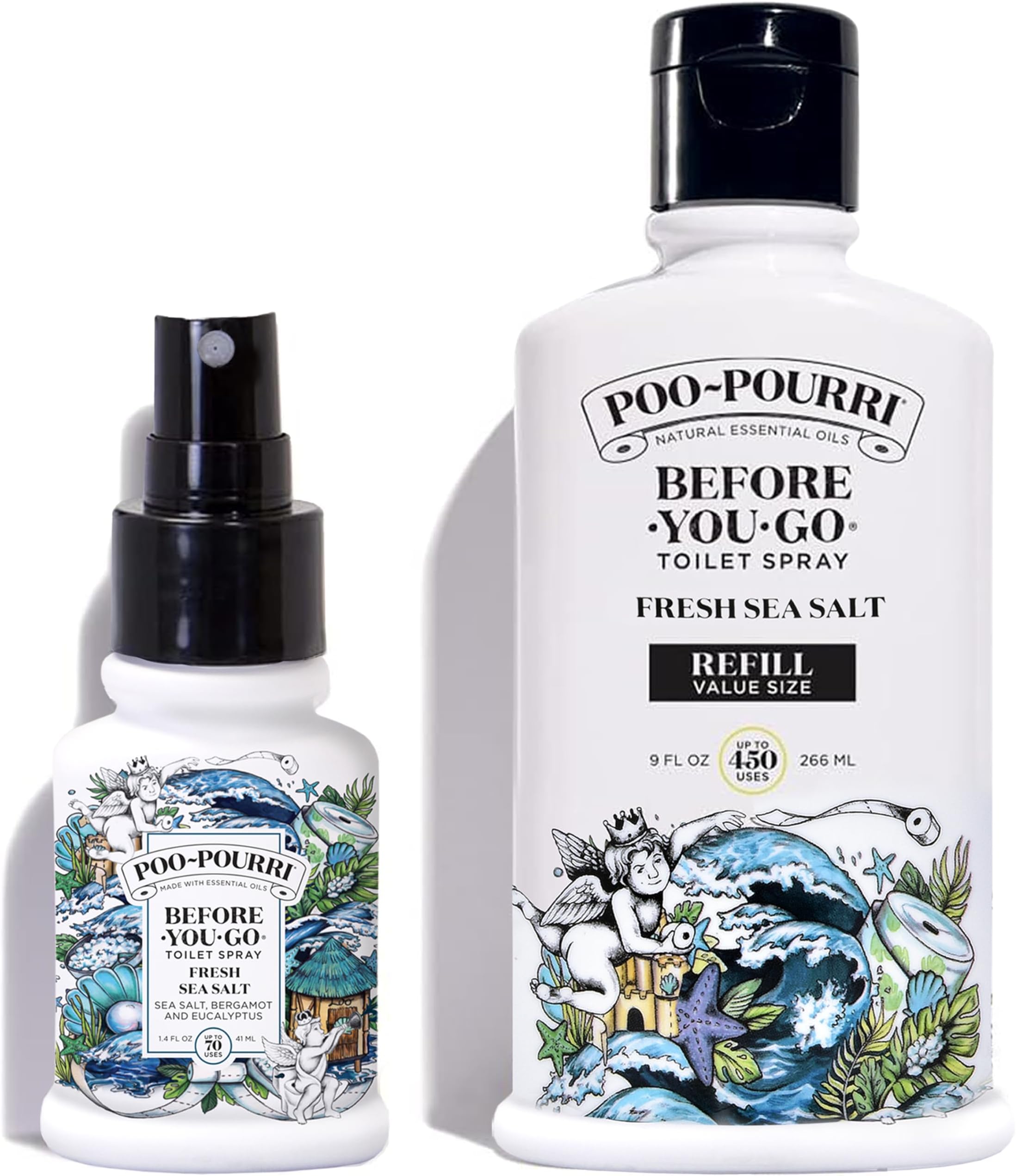 Amazon.com: Poo-Pourri Before-You-Go Toilet Spray, Fresh Sea Salt ...