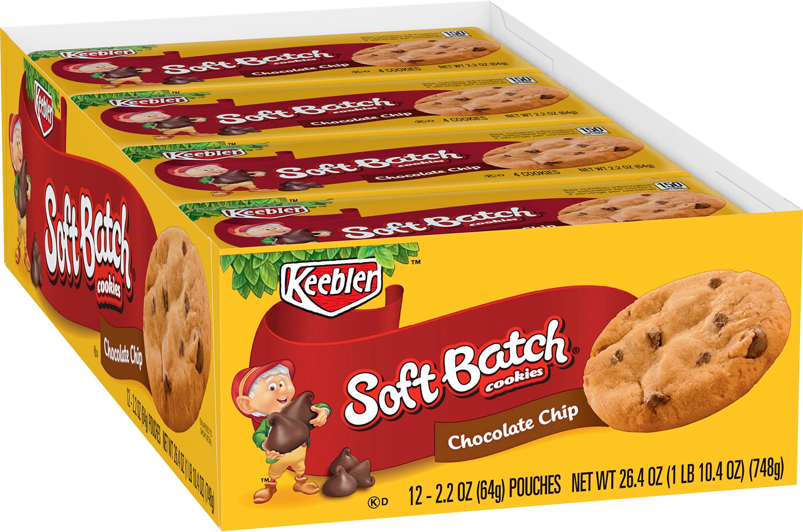 Amazon.com: Keebler On-the-Go Rainbow Chips Deluxe Cookies ...