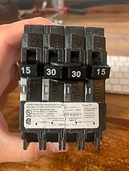 SIEMENS Q22020CT2 Two 20-Amp Double Pole Circuit Breaker, As Shown in ...