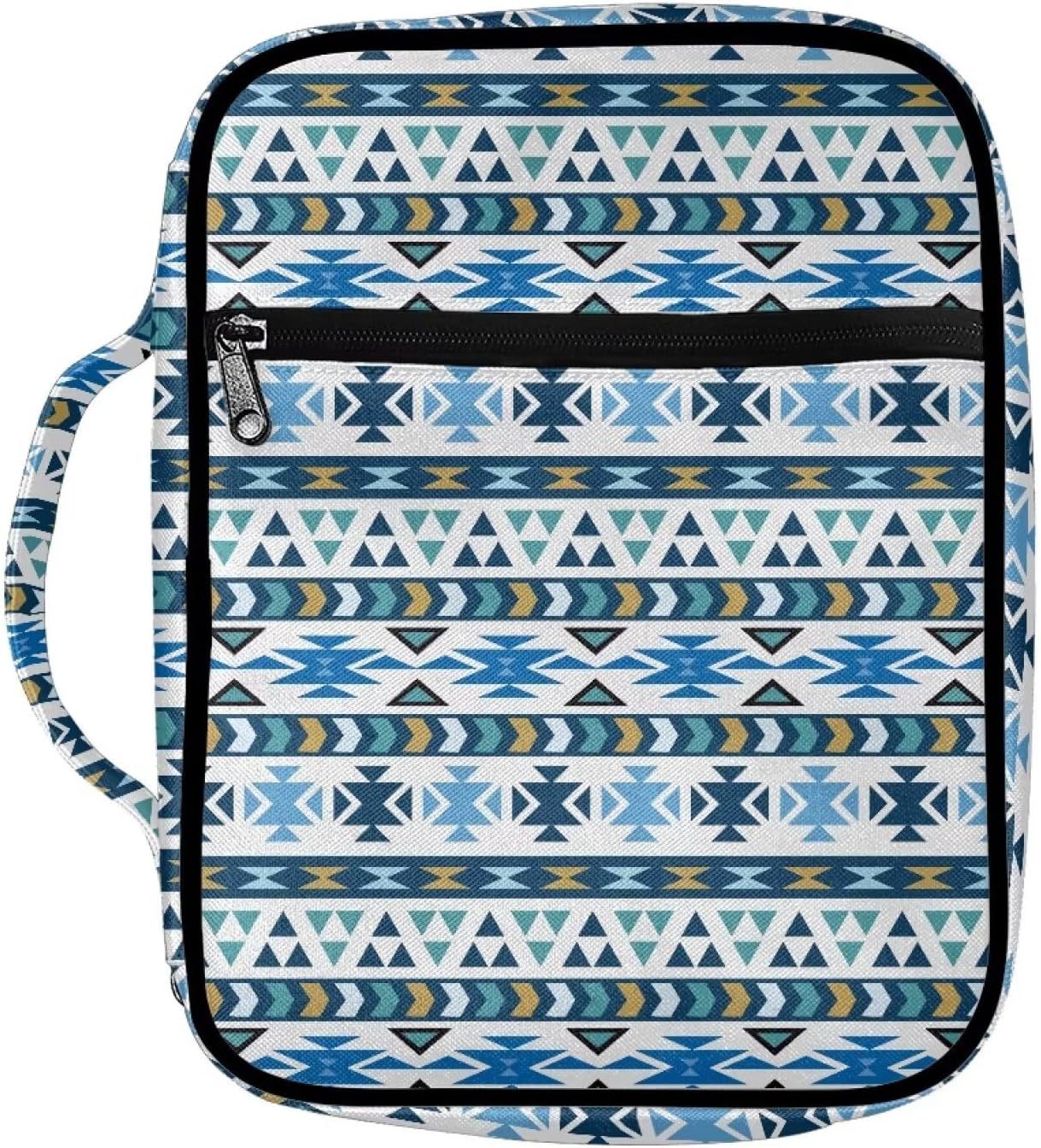 Amazon.com: STUOARTE Tribal Aztec Bible Cover Bible Case with Handle ...