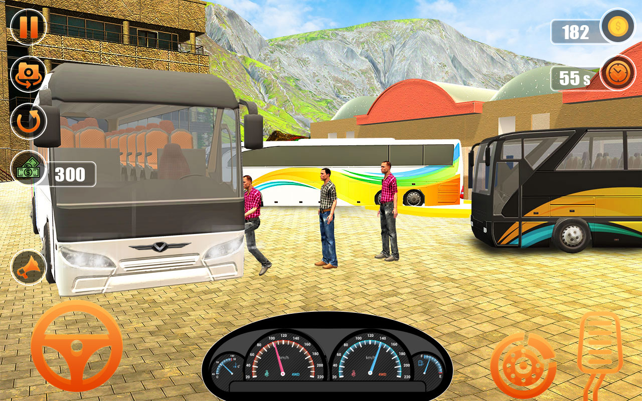 Coach Bus 3D Simulator- City Public Bus Driving Game -Tourist Bus Game ...