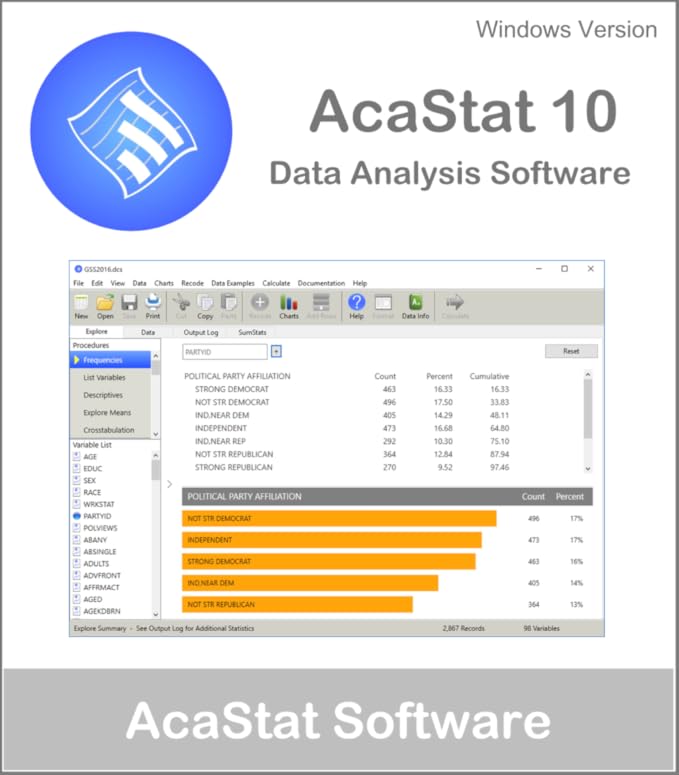 Amazon.com: AcaStat for Windows [Download] : Software