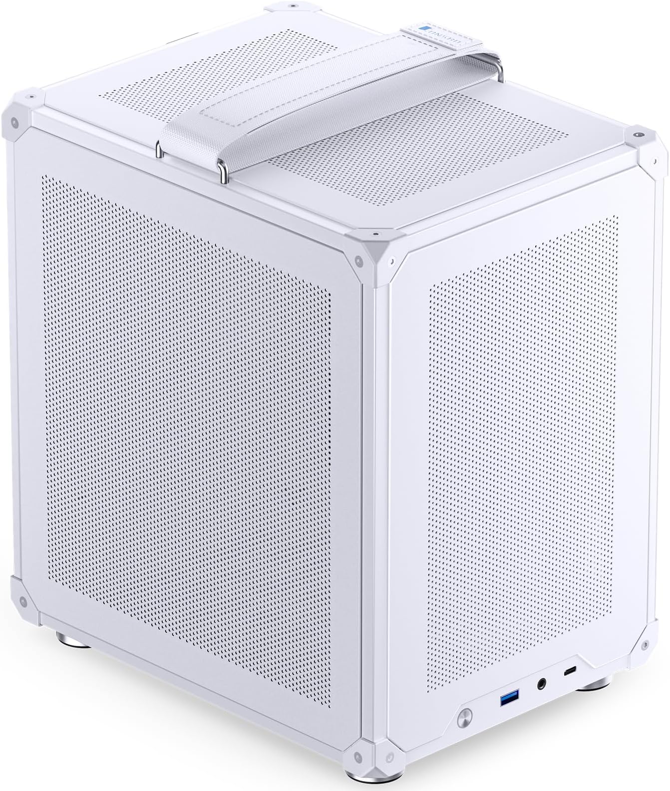 Amazon.com: JONSBO C6-ITX Black Mini ITX Handled Mesh PC Case, Simple Compact Desktop Chassis ...