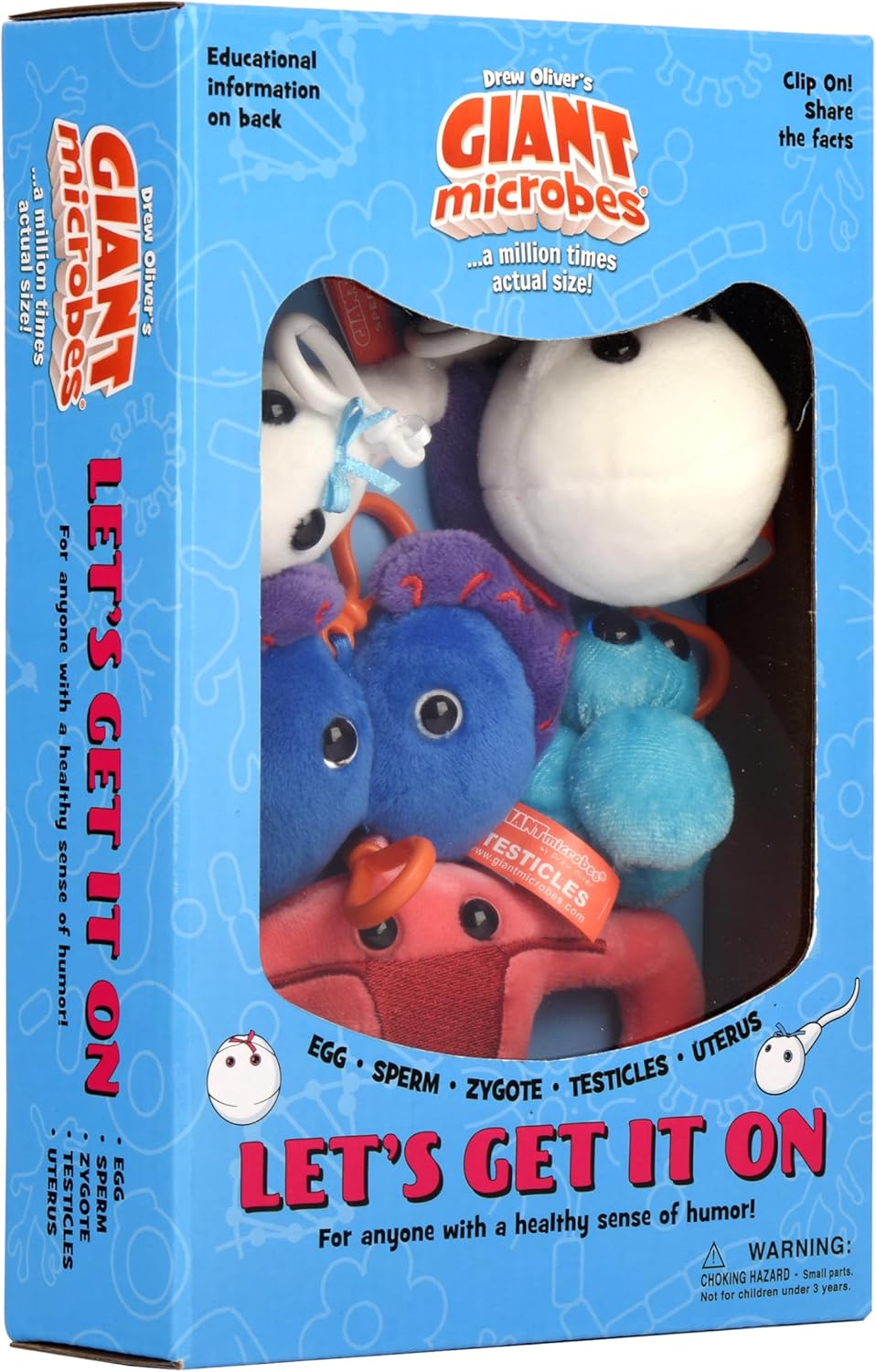 Amazon.com: GIANT MICROBES Let’s Get it On Themed Gift Box, Funny ...