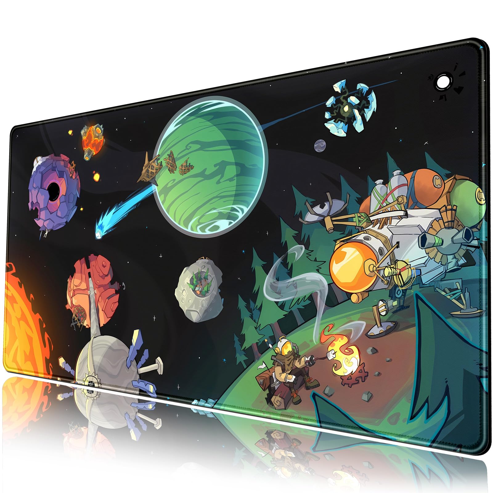 Amazon.com : Space Planet Mouse Pad Desk Mat Cute Large Gaming Mouse ...