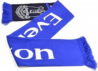 Amazon.com: Everton FC Official Soccer Jacquard Nero Scarf : Sports ...