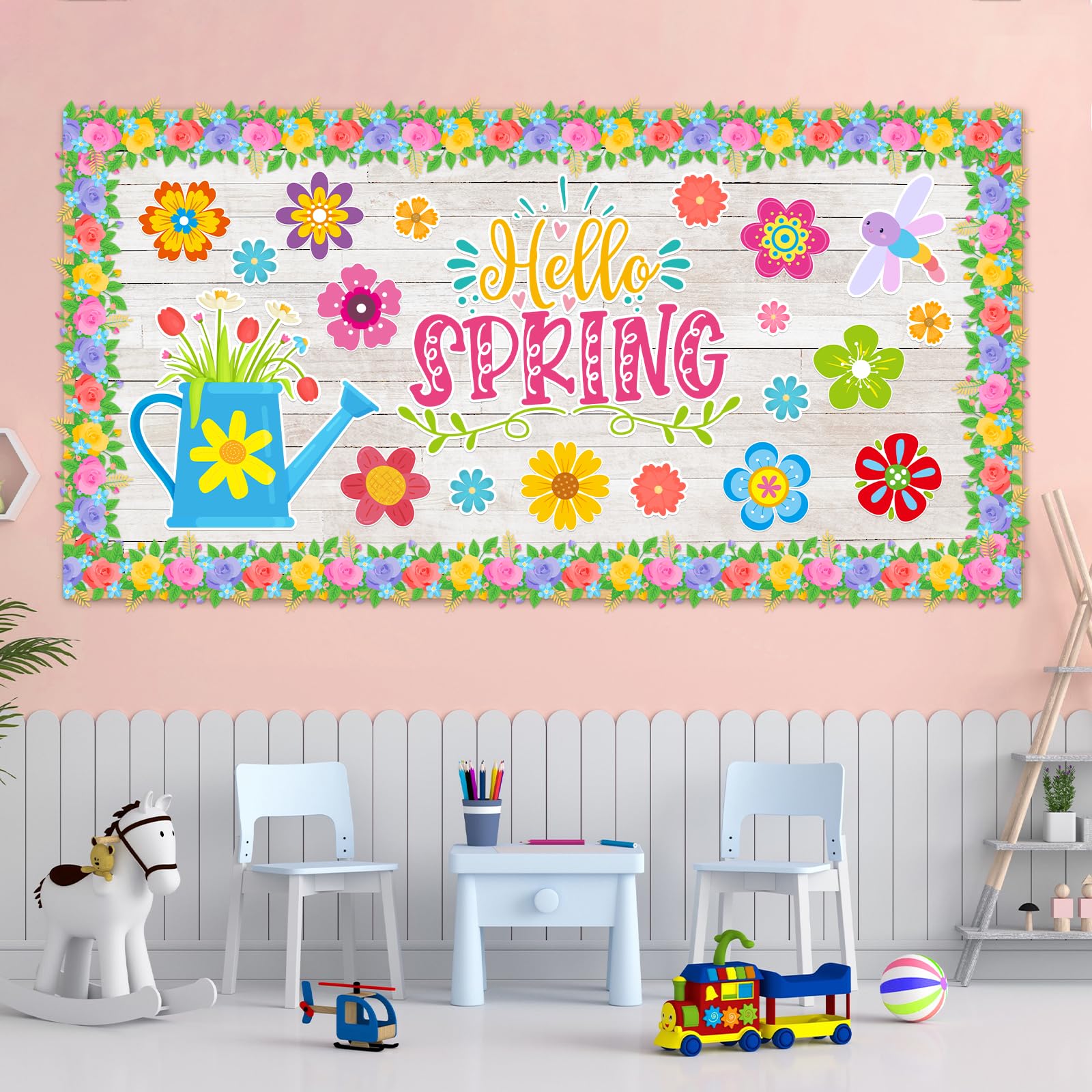 Snapklik.com : Flower Cutouts 45 PCS Springtime Cutouts Versatile ...