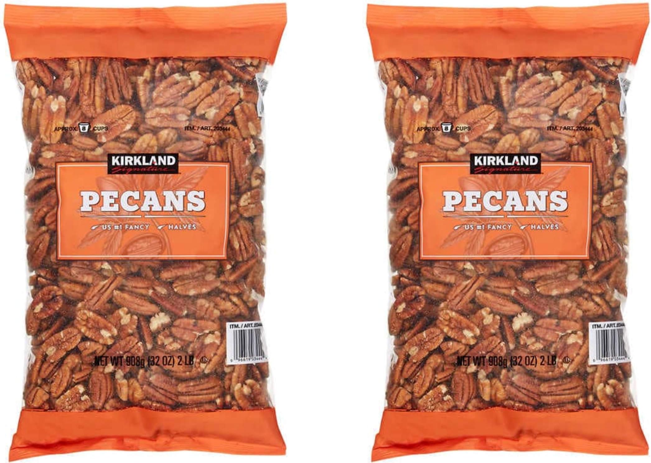 Amazon.com : Kirkland Signature Pecan Halves, 2 Pounds : Snack Pecans ...