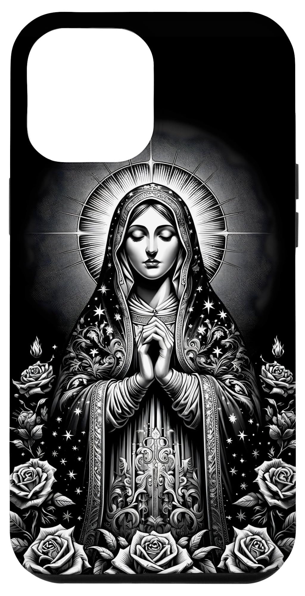 Amazon.com: iPhone 14 Pro Max Our Lady Virgen De Guadalupe Virgin Mary ...