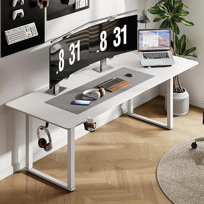 Amazon.com: ONBRILL Standing Desk, 71x32 Inches Rectangle Stand Up Desk ...
