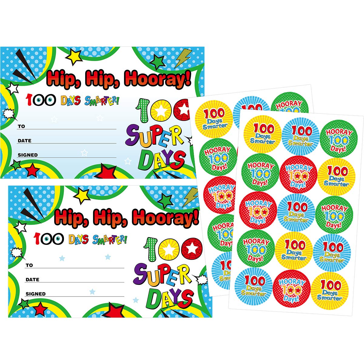 100th Day Of School Certificate