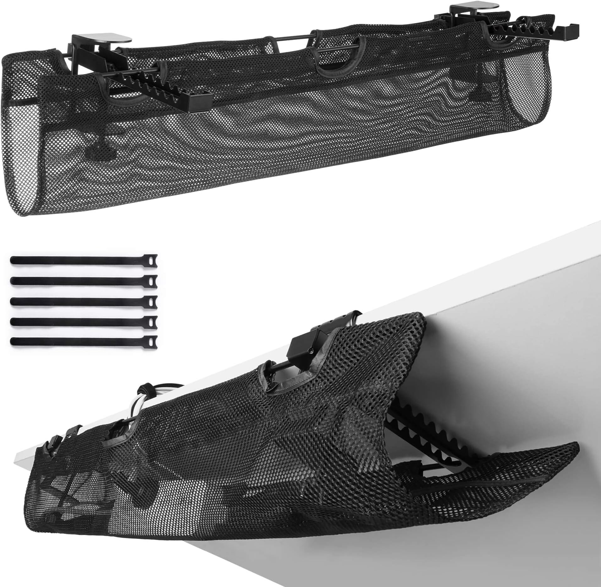 Amazon.com: VIVO Mesh 36 Inch Clamp-on Under Desk Cable Net ...