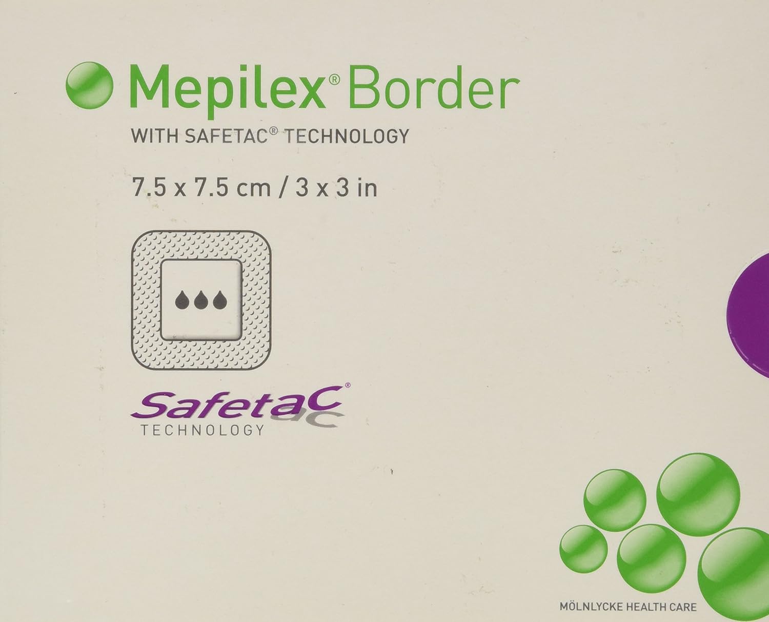Mepilex Border Self-Adherent Foam Dressings for Wound Care