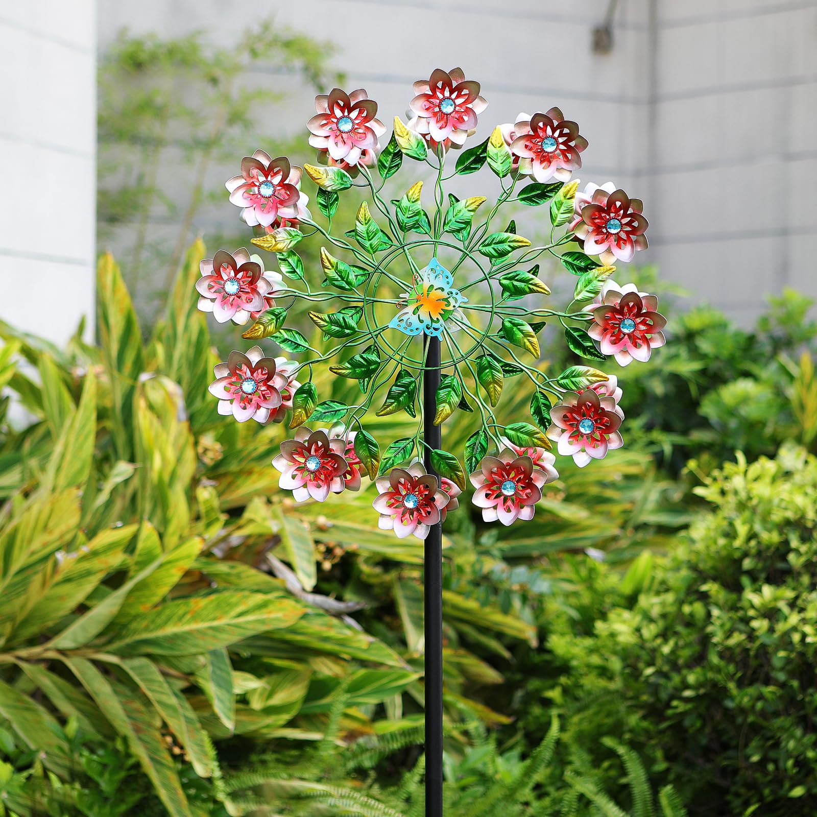 Garden Spinners Pinwheels Glass Flower Pinwheels Garden Center