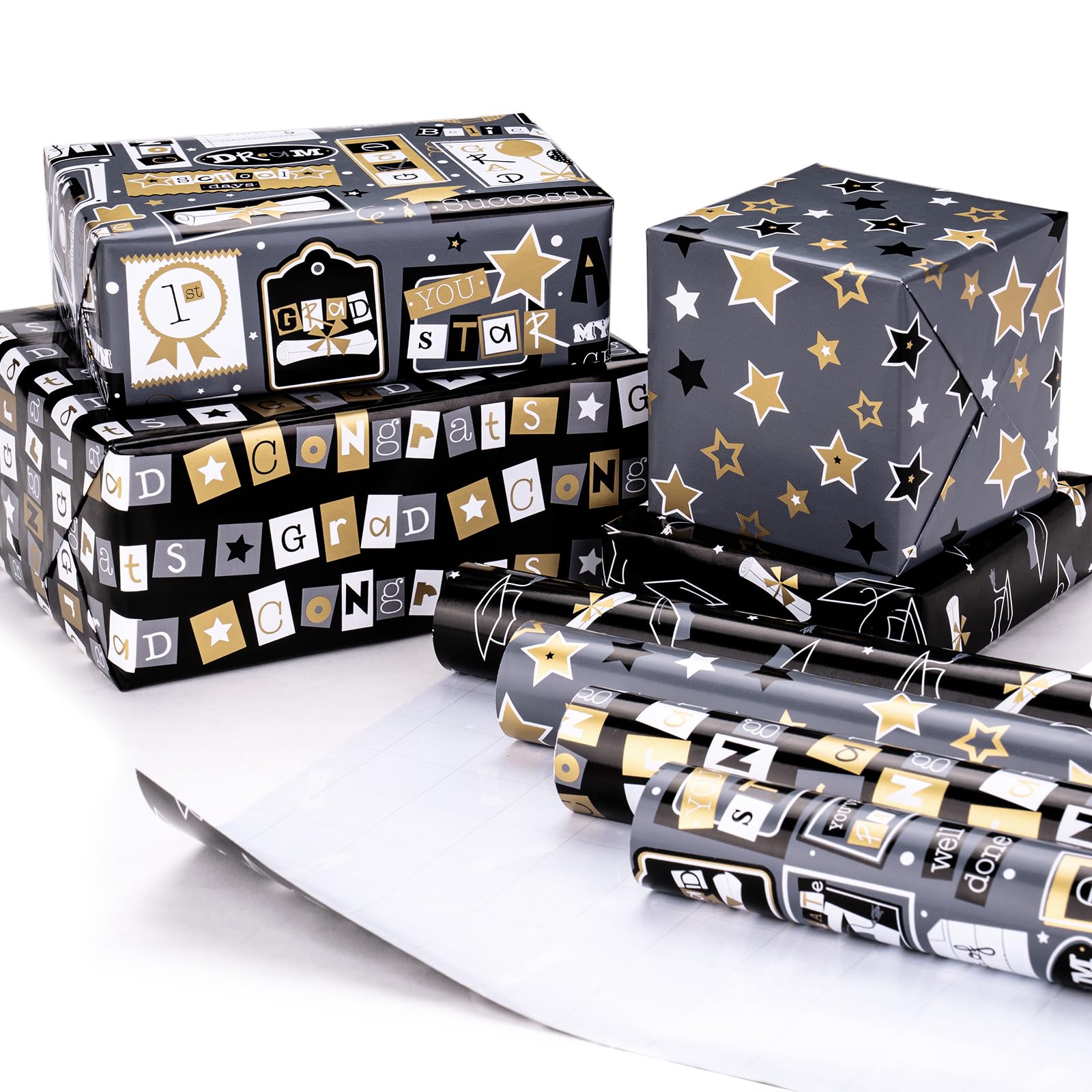 Snapklik.com : WRAPAHOLIC Graduation Wrapping Paper - Mini Roll - 4 ...