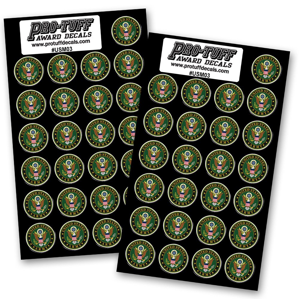 Amazon.com: Pro-Tuff Decals Military Tribute Decal Set (50 Decals ...