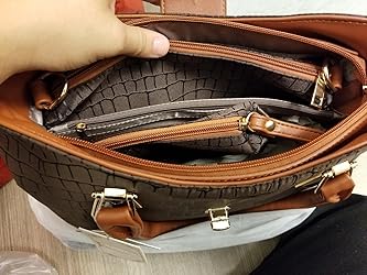 Amazon.com: Gift Set Purses for Women Top Handle Satchel Handbags ...