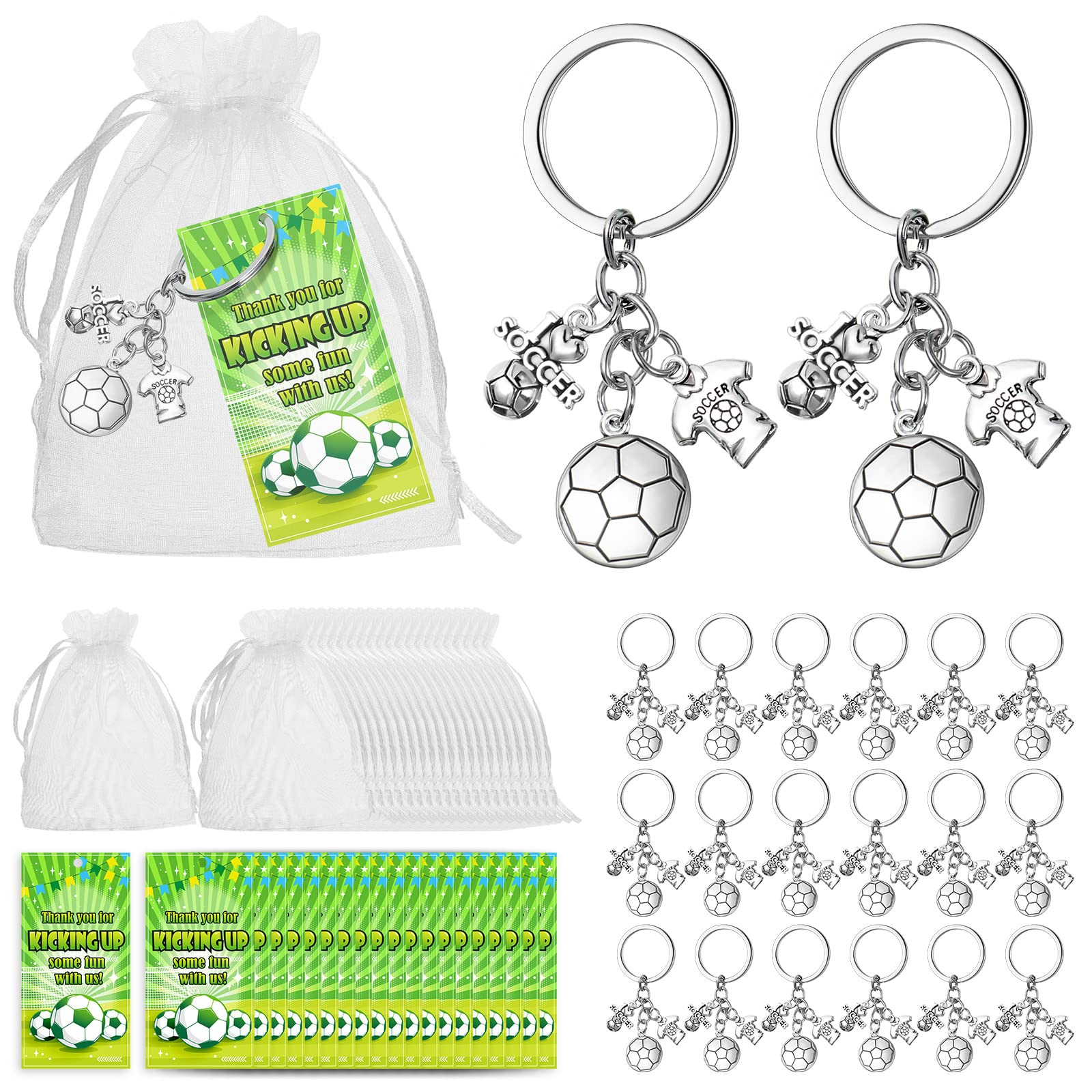 Amazon.com: 60 Pieces Soccer Party Favors, Includes 20 Pcs Soccer ...