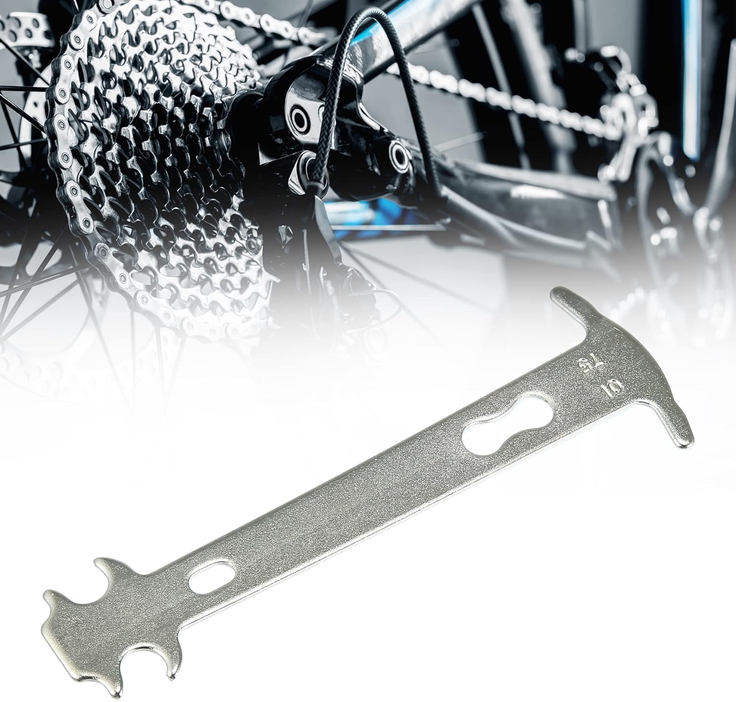 X AUTOHAUX 2pcs Bicycle Chain Wear Indicator Tool Chain Checker Gauge ...