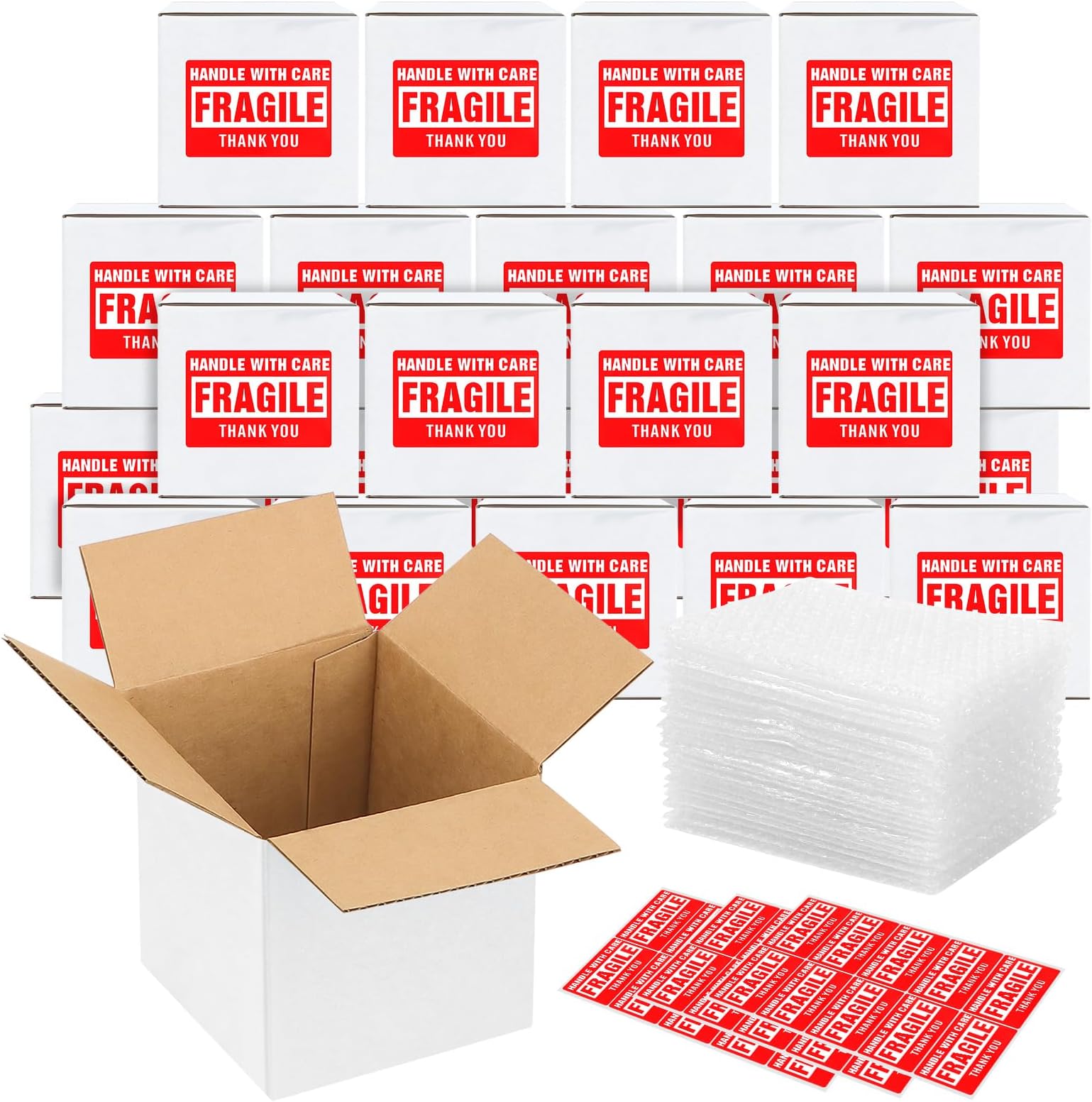 Amazon.com: 30 Pcs Mug Boxes for Gifts with 35 Pcs Bubble Pouches Small ...