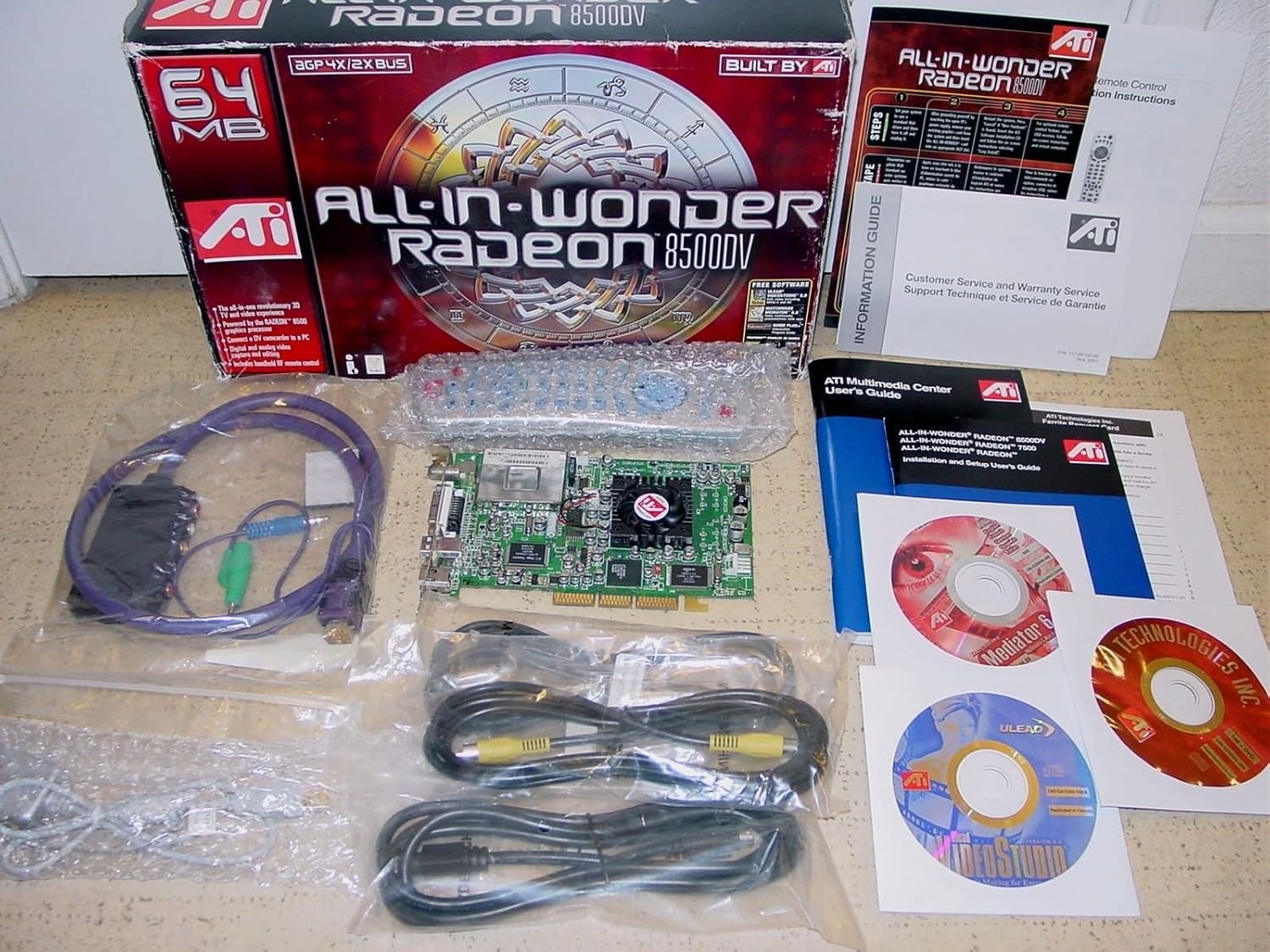 Amazon.com: ATI Technologies All-in-Wonder Radeon 8500DV Graphics Card ...