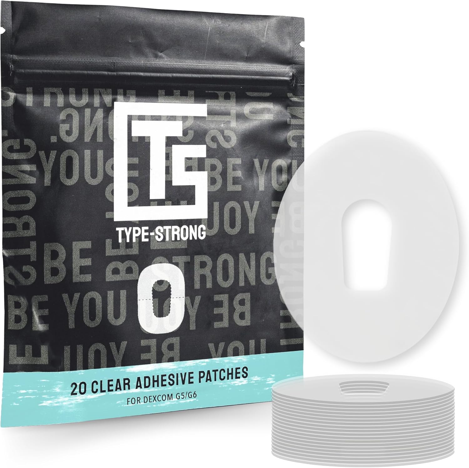 Amazon.com: TYPE STRONG Dexcom G6 Adhesive Patches, CGM Sensor Patches ...