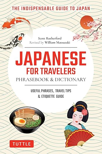 Amazon.com: Japanese for Travelers Phrasebook & Dictionary: Useful ...