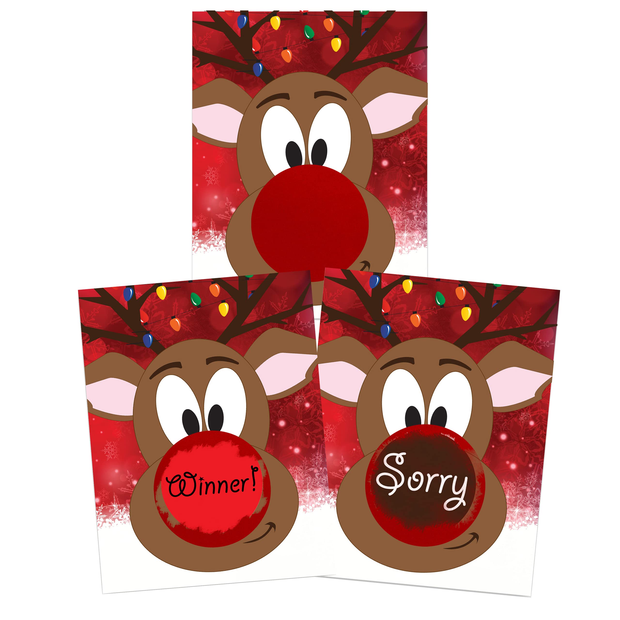 Snapklik.com : My Scratch Offs - 26 Pack Christmas Rudolph The Red Nose ...