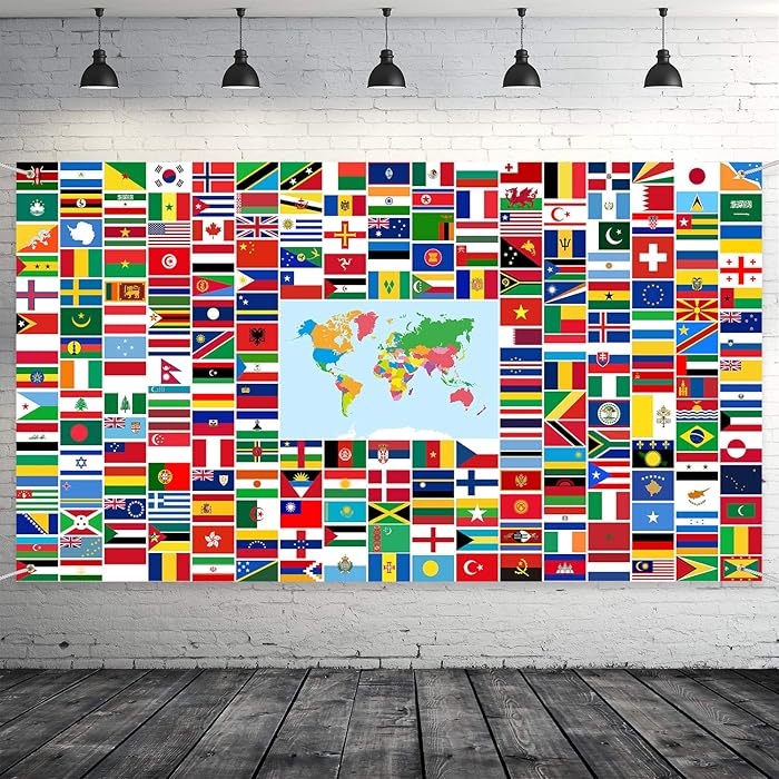 Buy Maitys World Flag Banner International Flags Banner Country Flags ...