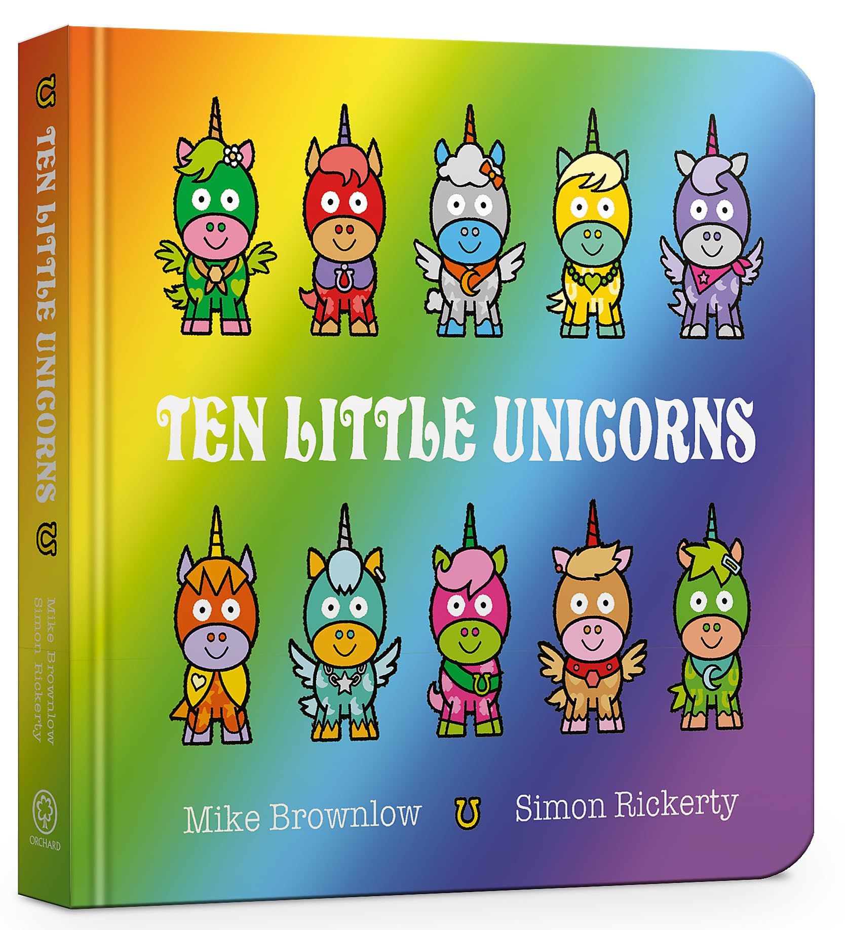 Ten Little Unicorns Board Book : Brownlow, Mike, Rickerty, Simon ...