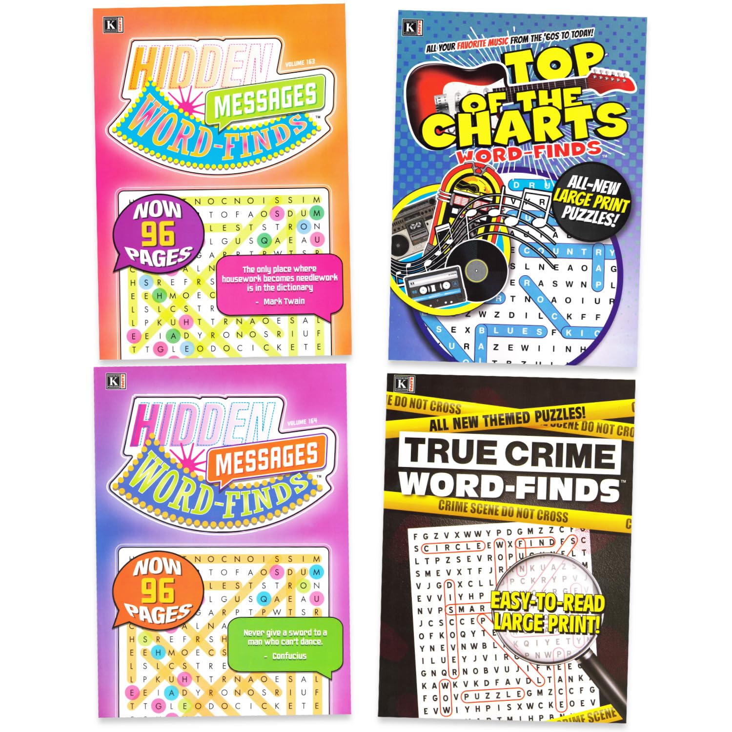 Snapklik.com : Large Print Word Search Books For Adults - Variety Word ...