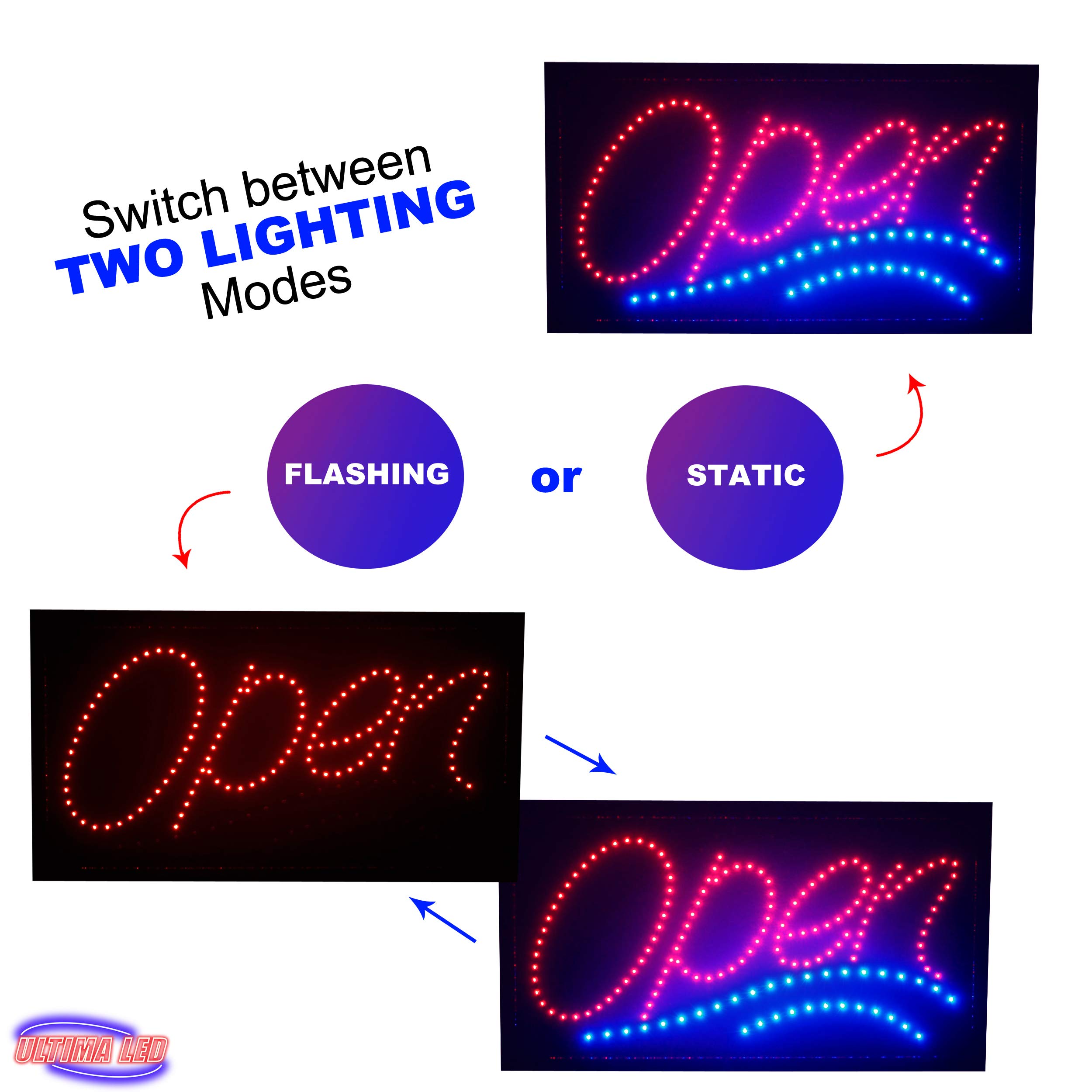 Buy Ultima LED Neon Open Sign For Business Jumbo Lighted Sign Open buy-ultima-led-neon-open-sign-for-business-jumbo-lighted-sign-open