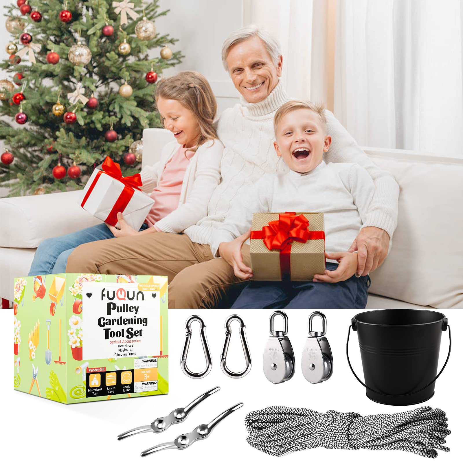 Snapklik.com : FUQUN Treehouse Accessories For Kids,Pulley