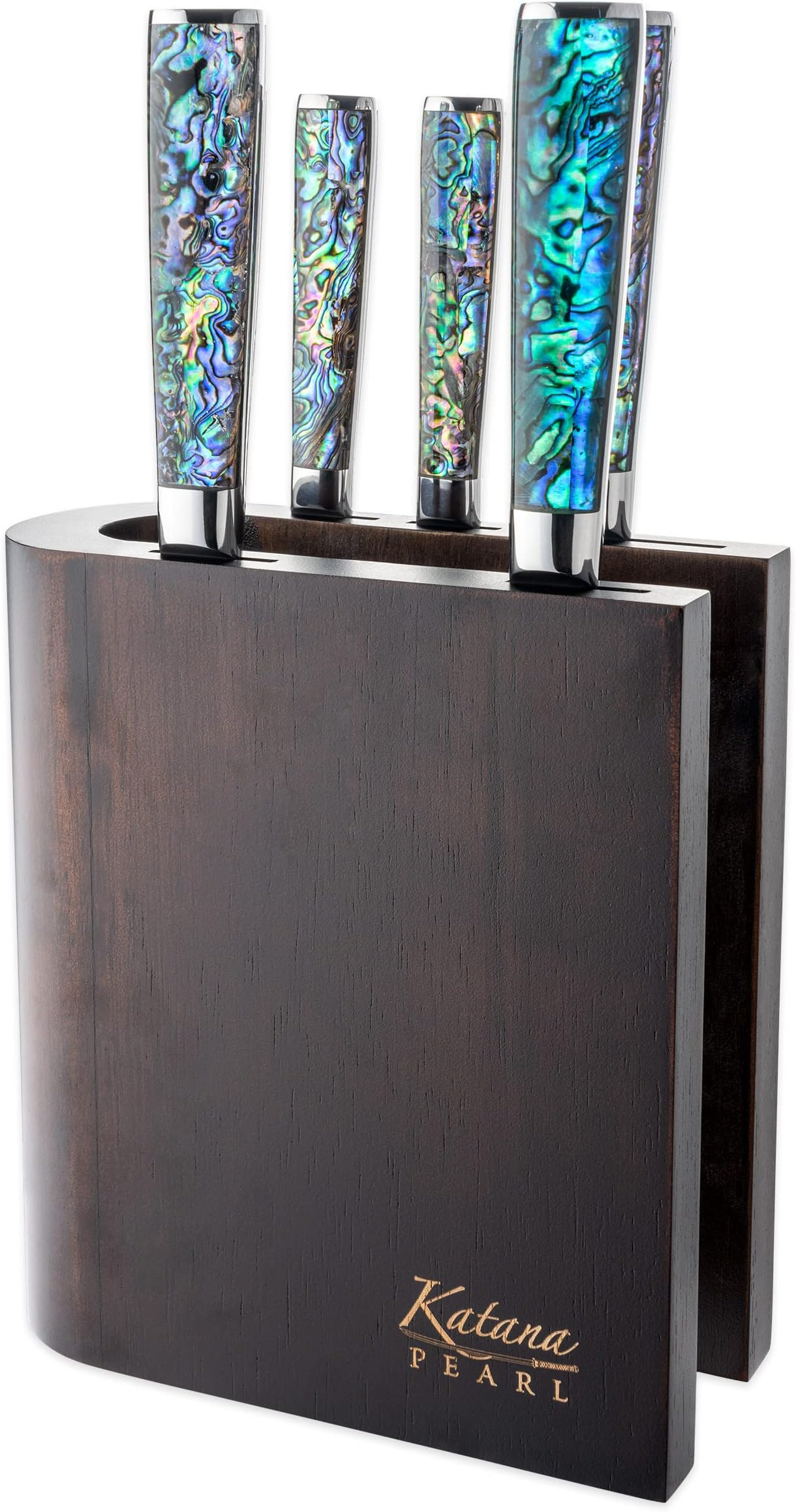 Katana Pearl KP-600/6B 6-Piece Knife Block Set, Katana Saya : Amazon.co ...
