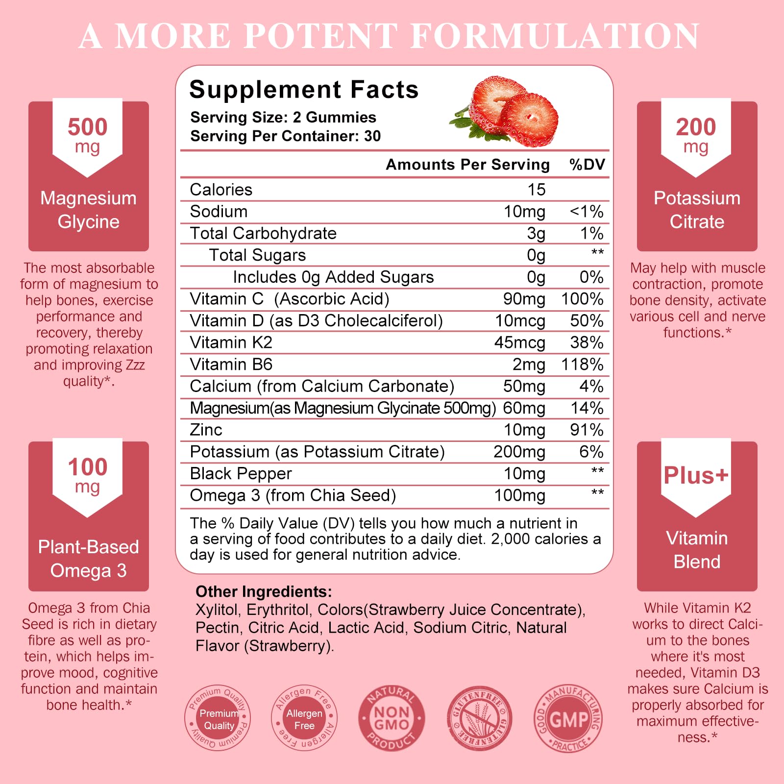 Snapklik.com : Magnesium Potassium Supplement Gummies - New Formula ...