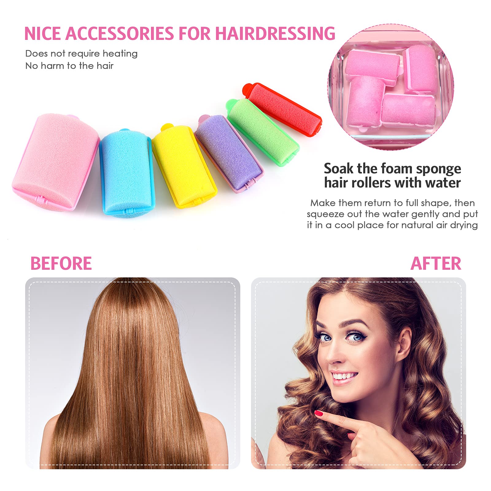 Sponge Rollers On Natural Hair