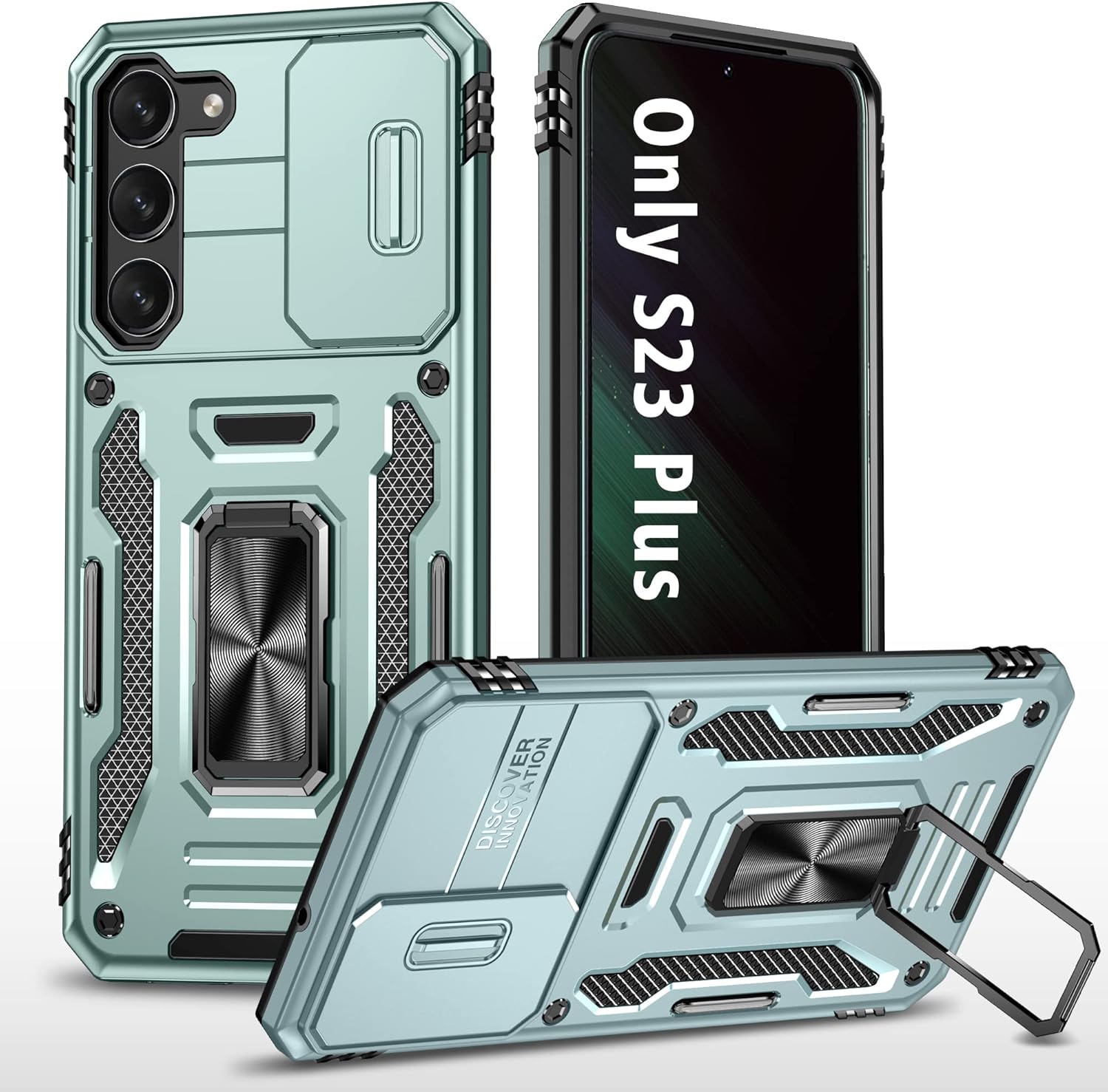 Amazon.com: ANGELAS Shockproof Phone Case for Samsung Galaxy S23 Plus ...