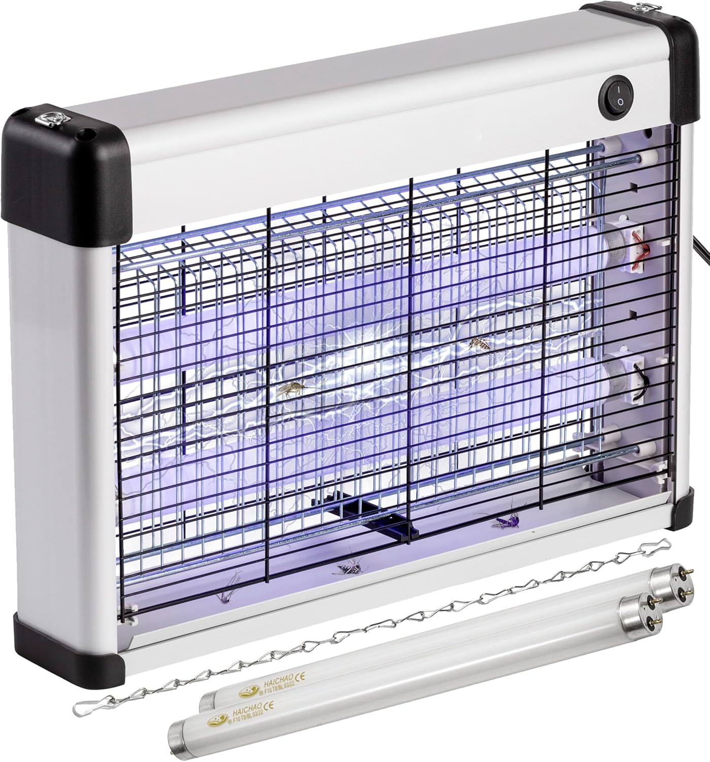 Fly and Insect Killer with 10 Ft Cord, (2) Extra Replacement Bulbs ...