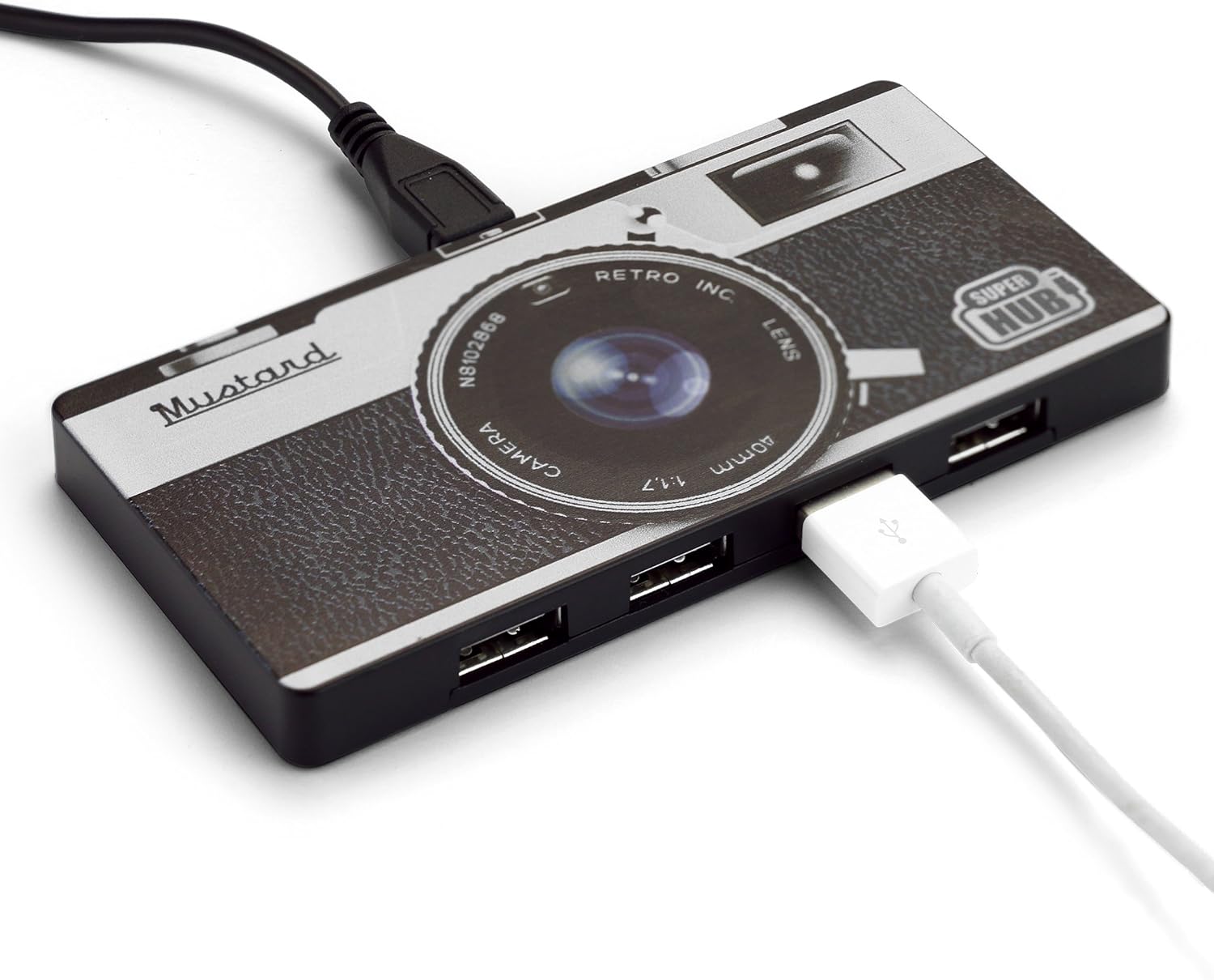 MUSTARD - Super Hub Camera I USB 2.0 Hub I 4-Port USB Hub I Plugable ...